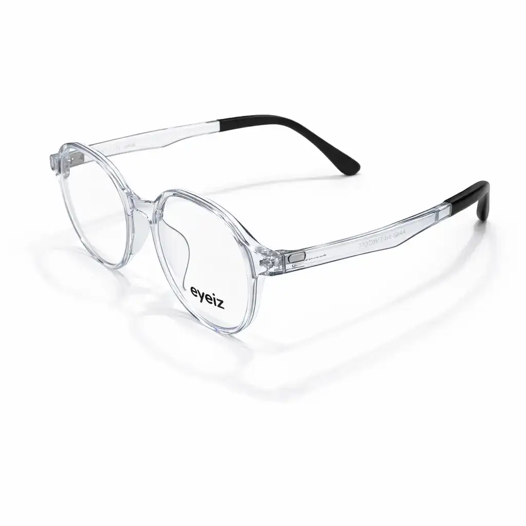 Eyeiz Icy Blue Geometric Glasses – Lightweight Plastic